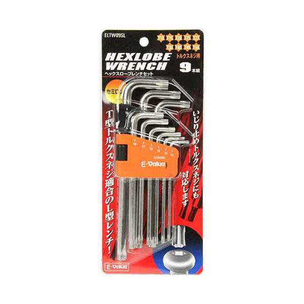 【用途】T型トルクスネジの締め付け、緩め作業。【機能・特徴】持ち運び、保管、レンチの取り外しに便利な開閉式ホルダータイプです。先端は穴付き形状で、いじり止めトルクスネジにも対応します。【仕様】●セット内容：T10・T15・T20・T25・T...