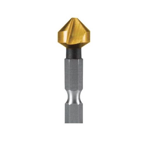 ●六角軸（6.35mm)シャンク仕様で、作業のセッティングが容易です。●バリやビビリを最小限に抑えます。●被削材:鉄、鋳鉄、非鉄金属、軽金属。●有効刃径(mm):8.3●先端径(mm):2●全長(mm):38●シャンク径(mm):6.35●...