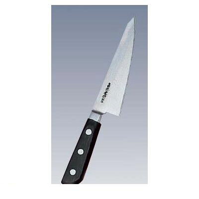 ●外寸1：270●重量：160g●板厚厚み：背:2.2●材質1：日本鋼●刃渡り：15cm●日本鋼を使用し、最もポピュラーな庖丁です。●片刃●1辺(mm)：60●2辺(mm)：290●3辺(mm)：30●重量(g)：240●製品重量(g)：160