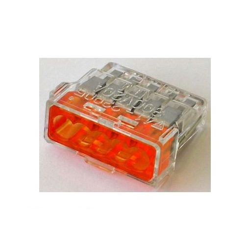 オーム電機0120-963-006●&nbsp;差込型電線コネクター（クイックロック）5本用の6個入り●電線の被覆をむき、差し込むだけで接続が可能です。●圧着工具、テーピングが不要です。●カバーが透明で結線が目で確認できます。●適合電線：単...