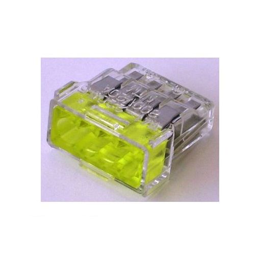 オーム電機0120-963-006●&nbsp;差込型電線コネクター（クイックロック）4本用の6個入り●&nbsp;電線の被覆をむき、差し込むだけで接続が可能です。●圧着工具、テーピングが不要です。●カバーが透明で結線が目で確認できます。●...