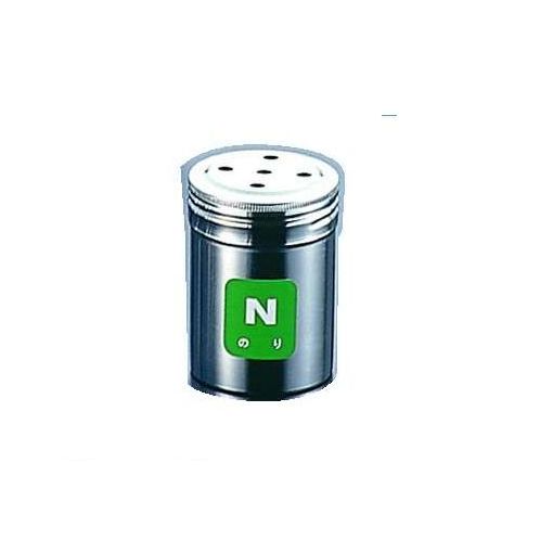 ●仕様：N　（のり）●規格 直径×高さ(mm)：N 70× 95●■記号と用途A (調味料)S (しお)P (こしょう)g (にんにく)N (のり)F (ふりかけ)Pw(パウダー)go(ごま)