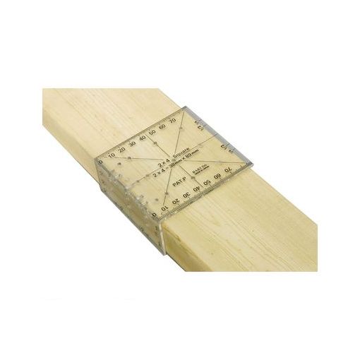 ●のこぎり切断用線引き・釘・ビス止め用点付け●定規のサイズが2×4材の幅と厚みに合わせてあるので、2×4材に最適です●1×4材にも御使用いただけます●本体はポリカーボネート(樹脂)製で軽くて丈夫●2×4材は幅3.5インチ≒89mm、厚み1....