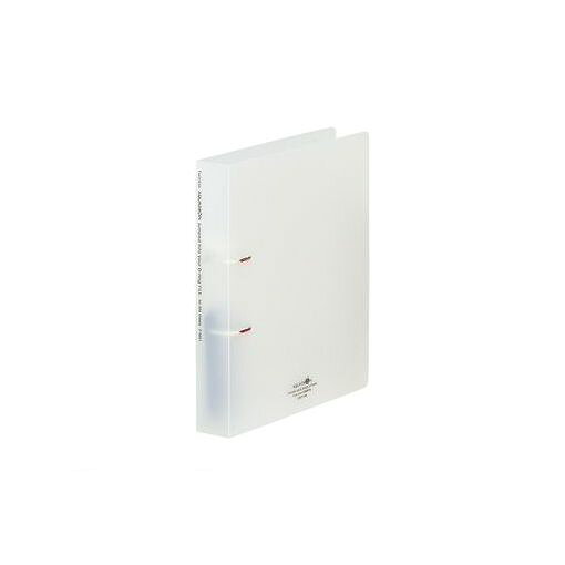 ●ピンドットエンボス入り表紙　水面に落ちる水滴をイメージしたピンドットエンボス入りポリプロピレン表紙。ほんのり入ったピンドットエンボスは光の当たる角度によりさまざまな表情を見せます。●片手で片方のリングを軽くひねるだけで簡単に金具が開くユニ...