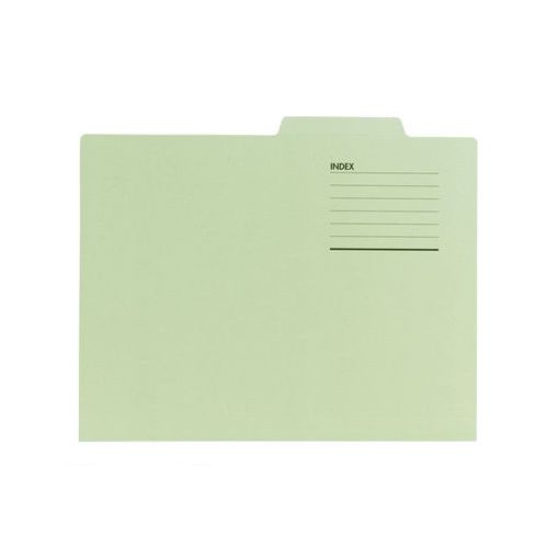 ●外寸：縦240（＋山15）×横310×マチ20mm●坪量：350g／m2●材質：古紙使用●書類整理に、出し入れカンタン。●まとめ買いにイチオシ。見出し付きでわかりやすい分類が可能。●細かい内容を書き込めるインデックス付き。20mm幅のマチ...