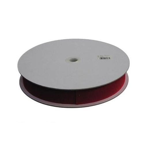 ●カラフルな色あいで手触りが良いベルトです。●専用金具との組み合わせで用途が広がります。●バック等の肩掛けベルト等●色:レッド●厚み(mm):1.8●包装形態:ドラム巻●標準幅(mm):38×25●質量(g):940●アクリル●販売単位:1巻き　