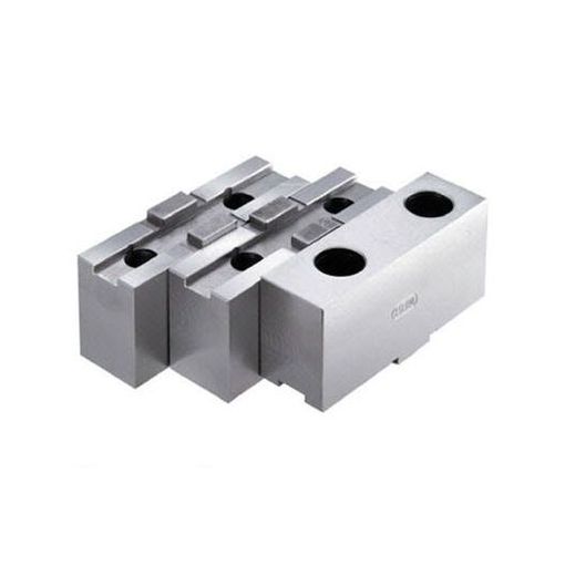 ●1個づつ6面加工をしてから生爪の加工をしていますので、高品質を保証します。●旋盤チャック用●適合するビクターチャック型式:TA6F230、TC230Fの高爪(60mm)です。●メーカー常時大量在庫しています！●寸法指定の特殊生爪も製作可能...