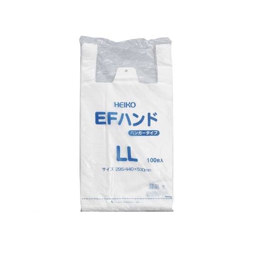 【商品説明】■伸びにくく破れにくい、安心品質。■中身が見えにくい乳白タイプ。■持ち手長：150mm■材質：中低圧PE■寸法：縦530×横295×マチ145mm■厚：0．017mm■乳白■100枚