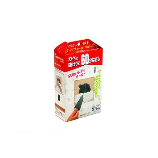 日本ミラコン産業042-321-3666【商品説明】■石膏ボード、漆喰、繊維、土、モルタル等屋内壁にエアコンホースや増改築時にできた穴を強力に補強します。■硬化時間は約60分です。■屋内カベのカドの欠け落ちにも使えます。■使用量の目安：巾6...