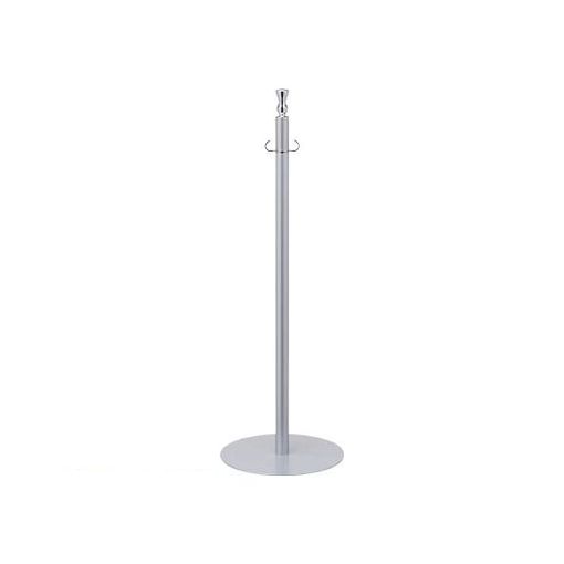 光06-6764-1531【商品説明】【特長】■フック部に表示板などかける事ができます。【仕様2】■パーテーション用ポールサイン取リ付ケ可能クローム/シルバー【材質／仕上】■真鍮　スチール　