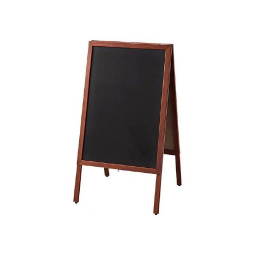 光06-6764-1531【商品説明】【特長】■ボード用マーカーで自由にかき消しできます。【用途】■店頭や受付での標示に。【仕様2】■木製枠スタンドポスターパネル【材質／仕上】■木　スチール　