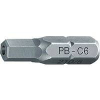 ■強度と精度に優れた差込角1／4（6．35mm）のいじり止め六角ビットです。●サイズ(mm)：5●軸長(mm)：7.5●全長(mm)：25●質量(g)：5●差込角：1/4(6.3mm)hexハンドツール【PB　SWISS TOOLS】 ＞ ...