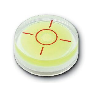 &nbsp; 新潟精機 &nbsp; 0256-31-5660 タイプアクリル丸全長φ20mm厚み10mm感度0.5mm/m精度±1.50mm/m質量10g用途水平測定、建設工事、機械の据え付け等の水平出しに。材質アクリル樹脂特長2方向の水...