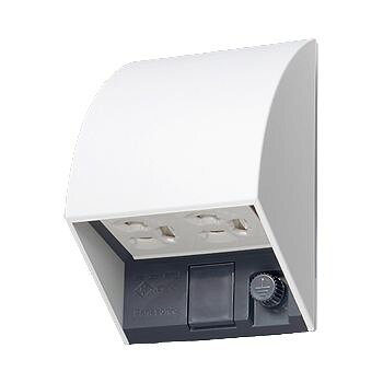 ■スマート接地防水ダブルコンセント(抜け止め式・アースターミナル付)(露出・埋込両用)(ホワイト)※商品の機能・詳細につきましてはパナソニック電工のホームページか下記までお願いいたします【パナソニックお客様ご相談センター】フリーダイヤル　0...