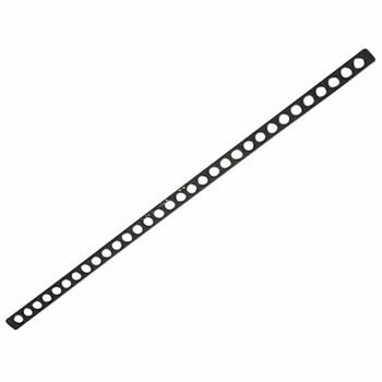 【商品説明】■サイズ厚さ0.8mm　15×396mm　穴径7mm■カチオン電着塗装実際の商品の穴数が異なる場合がありますのでご注意ください。　