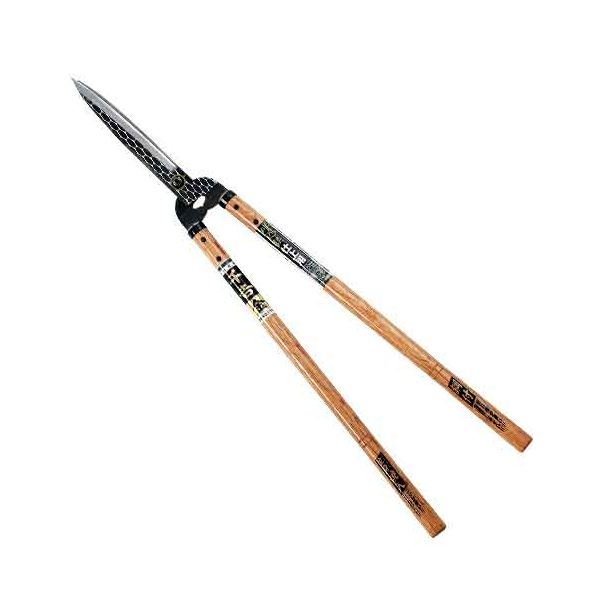 【用途】刈込鋏。【機能・特徴】剪定・整枝作業用です。葉刈りもできる仕上げ用刃付けです。【仕様】●全長：約810mm。●刃長：約210mm。●切り刃：約190mm。●生木切断能力：10mm。●刃部：刃物鋼。●柄部：木。【注意事項ほか】本来の用...