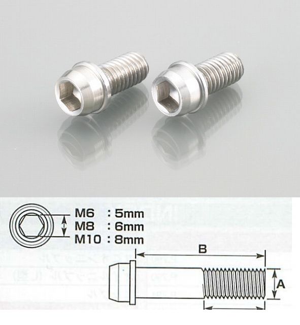 【商品説明】●汎用●半ネジ●○入数 ： 2本●○寸法●A ： M6 × B ： 35mm × C ： 24mm ●× P1．0●錆びないステンレス製の飾りボルトです。色々な用途にご利用いただけます。●サイズを必ず確認して下さい。●寸法の見方　