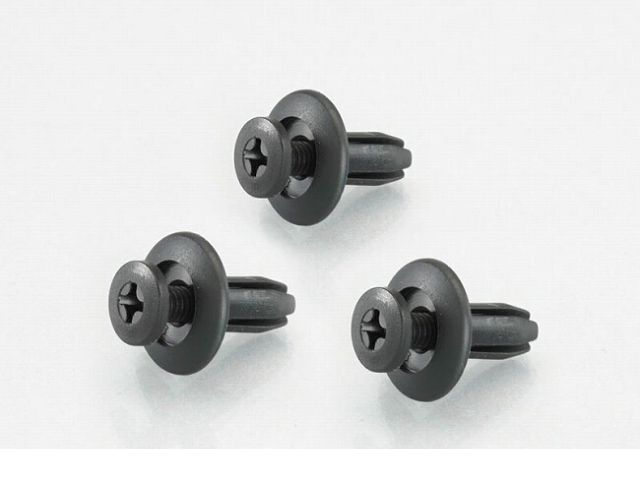【商品説明】●○入数：3個●○適合板厚：5.5-6.5mm●○寸法●A：15mm × B：5.8mm／7.9mm × C：2.7mm × D：13.5mm ／ 14mm●再使用可●キタコ総合案内ページ　