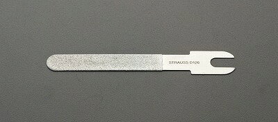 エスコメーカーお問い合わせ：06-6532-6226●やすりサイズ…100×10mm●形状…薄型フラット(先端R)●コーティング長…60mm●コーティング部厚み…0.70mm●柔軟性があり、薄型である為狭い隙間などで使用できます。●ハンドル...