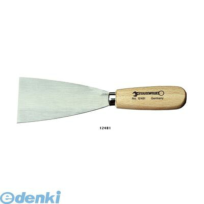 スタビレー 12481 スクレーパー●木製のハンドル●全長(L；mm)：212●幅(b；mm)：60●質量(g)：65