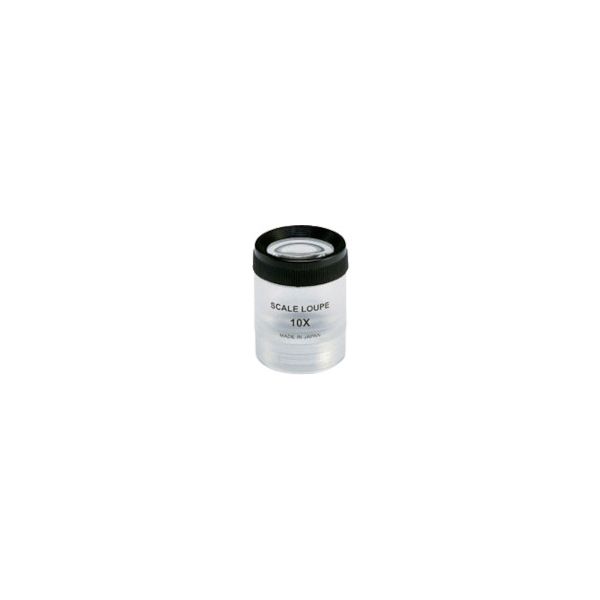 【商品説明】【特長】●30mm10倍タイプの置き型スケールルーペ。【用途】【仕様】●倍率(倍)：10●スケールルーペ30mm10倍品番3010Sレンズサイズ直径30mm倍率10倍重さ42g商品サイズ38×38×50mm材質ガラス・ABS樹脂...