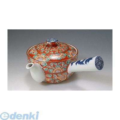 【商品説明】●吉祥の色、赤の地に永遠性をあらわす唐草紋様を鮮やかに描いた縁起の良い器。華やかな色使いながら、上品な趣で落ち着いた雰囲気を醸し出しています。●材質：磁器（京焼・清水焼）、日本製●寸法（約）：胴体径105×取っ手含む幅180×高...