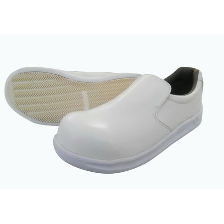 【商品説明】■樹脂先芯入り粉HyperVソール搭載の粉用厨房シューズ■パン工場・お菓子工場・麺工場などの粉で滑りやすい現場に最適！◆粉HyperVソールの特徴　(1)粉が飛散している床面に最適！　(2)靴底の溝が粉をかき分けながら接地します...