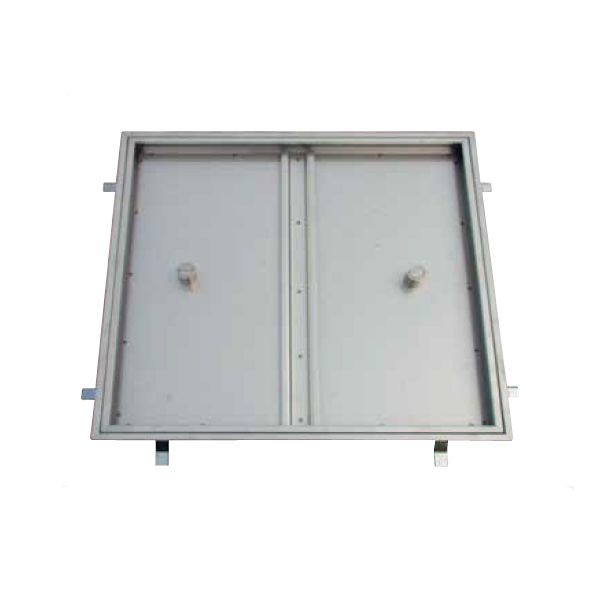 【商品説明】●特徴：オールステンレス製。スマートな丸型インサート取手を採用。開閉には専用T型ハンドルが必要です。ロック式として使用できます。屋内床、建物外周軒下部（犬走り）に最適です。●材質：ステンレス（SUS304）●呼称サイズ：450●...