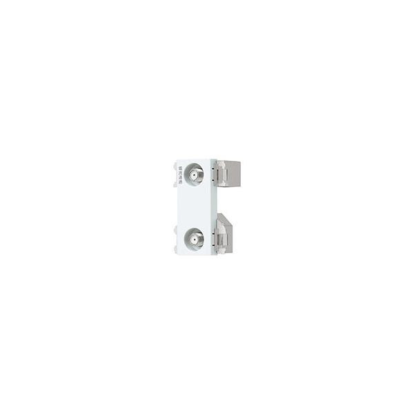【商品説明】●埋込高シールドテレビターミナル2端子（電流通過形）（10〜3224MHz）（ホワイト）