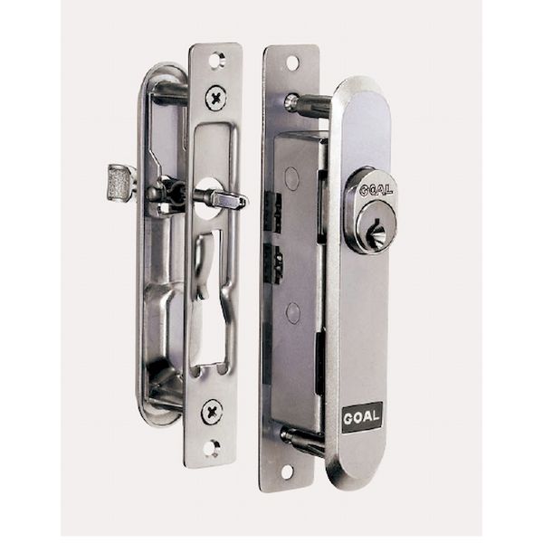 【商品説明】施錠時、戸の引き付け・引き分けができるクレセント鎌を使用した引違戸錠です。【仕様】●シリンダー：6本ピンシリンダー●取付可能扉厚：25mm以上〜33mm未満●室内側：サムターン●室外側：シリンダー●チリ寸法：4〜8mm●キー3本...