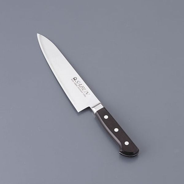 【商品説明】サイズ(cm)、全長(mm)、質量(g)、背厚(mm) 18、300、175、2.5 SABUN(サブン)ステンレス鋼 黒合板 左利き用シリーズ 重量（g）：175素材・材質：ステンレス鋼原産国：日本