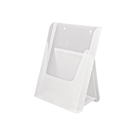 【商品説明】A4三つ折り 745928 110×110×H205 ・折りたためるので不使用時は収納にかさばりません。イメージ入れる ●カンタン組立の(折畳み式)カタログ・パンフレットスタンド●折りたためるから不使用時は収納にかさばりません。...