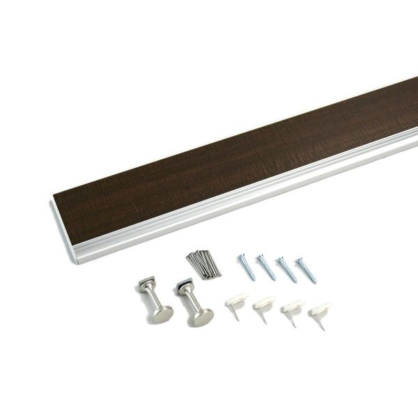 【商品説明】●耐荷重：・ピン：8kg・ネジ：10kg(フック1ヶあたり2.5kgまで)。●材質：・本体：アルミラッピング・キャップ：樹脂・フック：亜鉛ダイカスト●重量：0.1kg●付属品：石膏ボード用ピン(ニコピン)/木壁用ネジ●取付場所：...