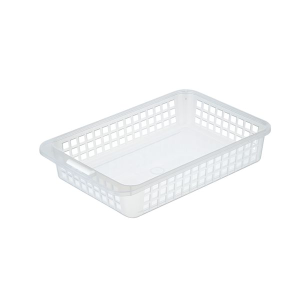 【商品説明】●冷蔵庫内の食品を種類別に使いやすくスッキリ整理。●カラー：クリアー●サイズ：19.7×30.3×6.3Hcm●材質：本体　ポリプロピレン/キャップ　スチロール樹脂