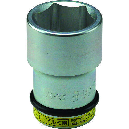 【特長】●インパクト用の薄型セミロングソケットです。【仕様】●差込角(mm)：25.4●対辺寸法(mm)：36●全長(mm)：85【材質／仕上】●クロムモリブデン鋼【セット内容／付属品】●ピン・リング【原産国】日本