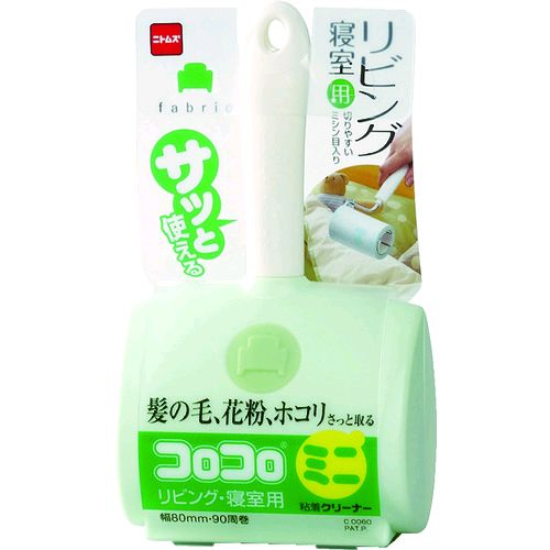 ニトムズメーカーお問い合わせ：03-3544-0615【特長】●すじ塗り粘着のクッション効果によりカーペットの繊維に入ったホコリも強力にキャッチします。●カットしやすい段差ミシン目入り・めくりやすいドライエッジを採用しました。●T型採用によ...