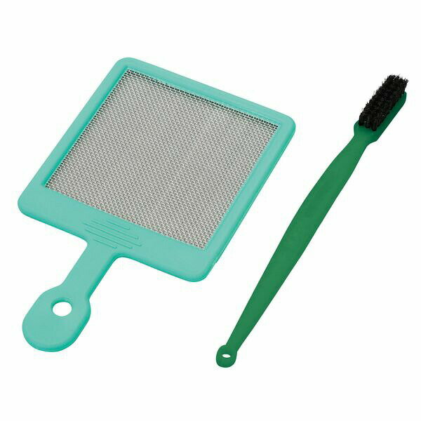 【商品説明】●※商品の形状および色は変更となる場合があります●商品サイズ（単位mm)：ぼかし網（プラ製）：95×164mm●セット内容：ぼかし網、ぼかし刷毛×各1●材質：プラスチック●包装形態：無