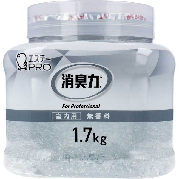 細かいクラッシュゲルが、悪臭をすばやくキャッチ。気になるニオイを強力に消臭する業務用消臭剤です。●消臭効果が4〜6ヵ月間持続し交換の手間を軽減します。【品名】消臭剤【用途】室内用【成分】エタノール、植物抽出消臭剤、吸水性樹脂【使用期間】通常...
