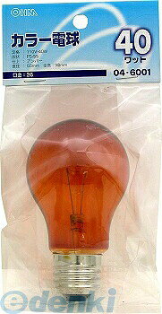 オーム電機メーカーお問い合わせ：0120-963-006● 定格：110V−40W● 形状：PS−55● 口金：E26● 色：アンバー● 直径55×全高98mm● 日本製