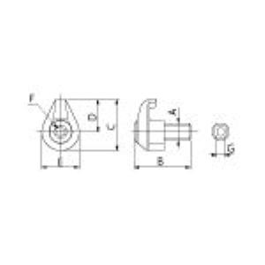 京セラメーカーお問い合わせ：0120-39-6369京セラ CPS-5V 部品　クランプセット