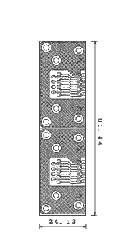 サンハヤトメーカーお問い合わせ：03-3984-7791サンハヤト CK-10 コネクタ変換基板ポピュラーだけどユニバーサル基板への取り付けが面倒なD-subコネクタ。この変換基板で簡単に実装できます。特長●D-subコネクタの端子を2.5...