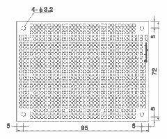 サンハヤト（Sunhayato） ユニバーサル基板 ICB-293