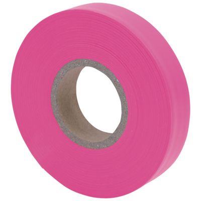 【商品説明】■幅が15mmになり大量にご使用の場合もかさばりません。■目印として。■引張強度(N/mm)：-■基材：塩化ビニル樹脂■色：ピンク■長さ(m)：50■粘着力(N/mm)：-■表示内容：-■幅(mm)：15■粘着テープ幅(mm):...