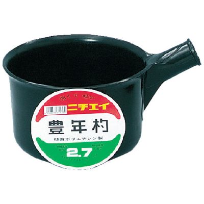【商品説明】■使いやすい軽量タイプで、耐薬品性にも優れ幅広い用途に使用できます。■柄は別売りのオプションです。■間口(mm)：190■高さ(mm)：120■色：ブラック■容量(L)：2.7■ポリエチレン（PE)