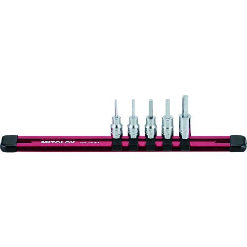 水戸工機メーカーお問い合わせ：029-251-5111【特長】●差込角6.35mm用です。【仕様】●差込角(mm)：6.35●セット内容：P202.5HT、P203HT、P204HT、P205HT、P206HT●セット内容(点)：5【セット...