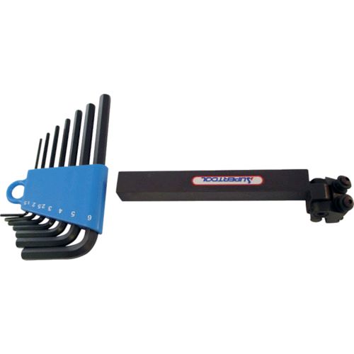 スーパーツールメーカーお問い合わせ：0120-86-4859【特長】●切削式小径加工アヤ目用ホルダです。●小径NC旋盤、自動盤、卓上旋盤などによる小径ローレット加工に強力な切削性を発揮します。【仕様】●幅(mm)：12●高さ(mm)：12●...