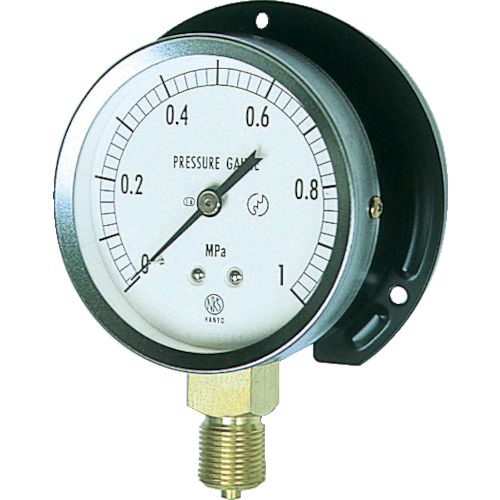 長野計器メーカーお問い合わせ：0120-10-8790【特長】●ブルドン管の弾性変形（動き）を指針に伝える構造の圧力計で、構造が簡単なため、取り扱いが容易です。●JIS B 7505-1規格品です。【仕様】●圧力レンジ(MPa)：0.0〜0...