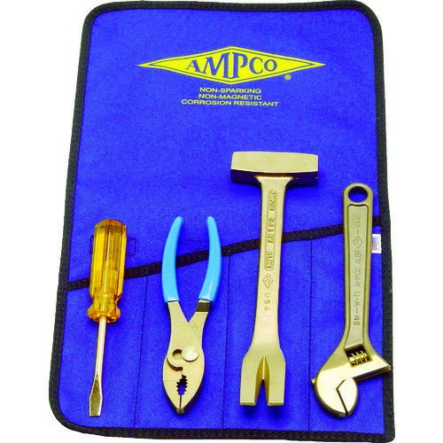 【特長】●防爆スタンダード工具の5点セットです。【仕様】●セット内容(点)：5【材質／仕上】●ニッケルアルミ銅合金【セット内容／付属品】●マイナスドライバー5/16　AMCS-48●コンビネーションプライヤー165mm AMCP-30●モン...