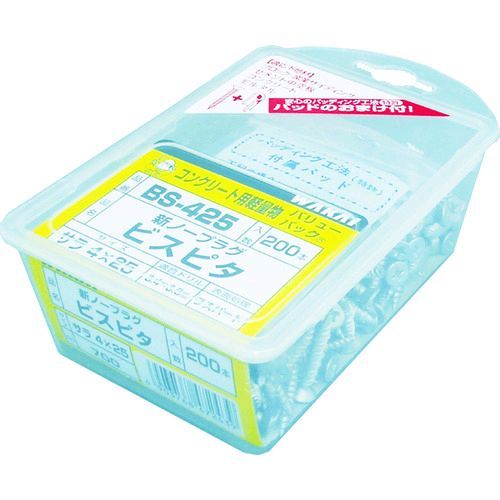 若井産業メーカーお問い合わせ：06-6783-2081【特長】●プラグなしでコンクリートに使用可能です。●締め過ぎなどでビスが空回りした場合にパッド使用で同じ箇所での再取り付けができます。【用途】●設備工事、大工、配管工事、電気工事。【仕様...