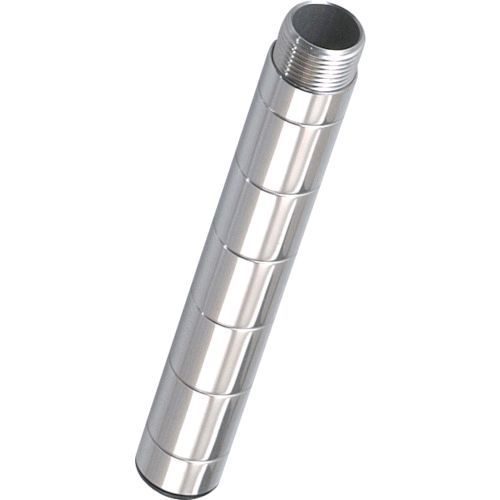 【用途】●メッシュラックの支柱の継ぎ足し用。【仕様】●長さ(mm)：157●高さ(mm)：150●支柱径(mm)：25.4【仕様2】●継ぎ足し仕様●ねじ部：おねじ×めねじ【材質／仕上】●ステンレス（SUS304）【注意】●支柱の強度が低下し...
